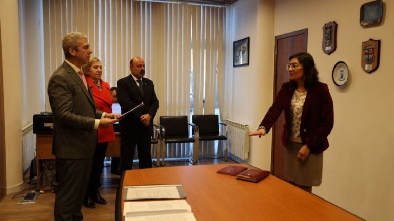 María Rosa Santana Santana juró como jueza interina del Juzgado de ...